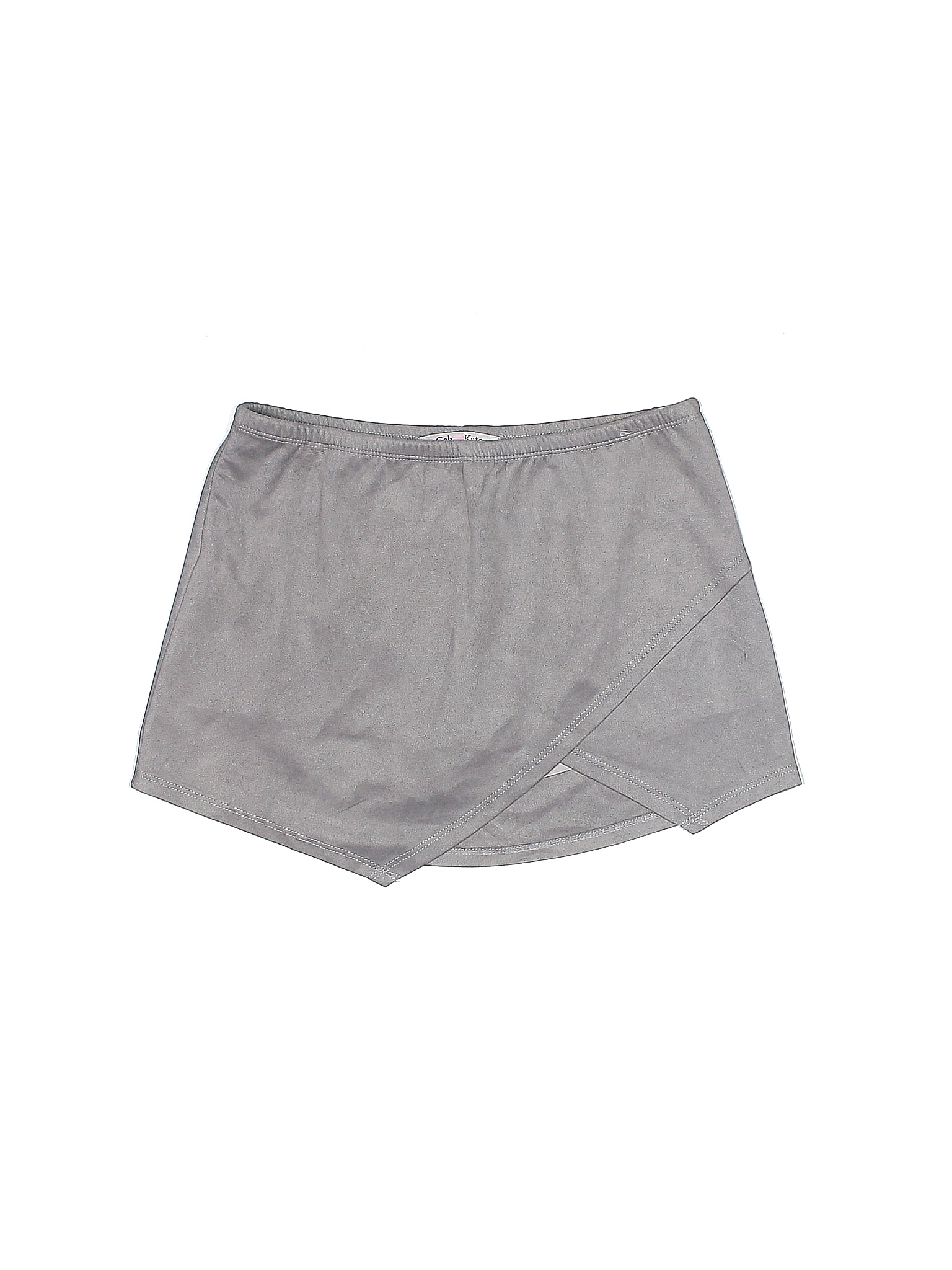 Gab & Kate Solid Gray Skort Size M - 79% off | thredUP