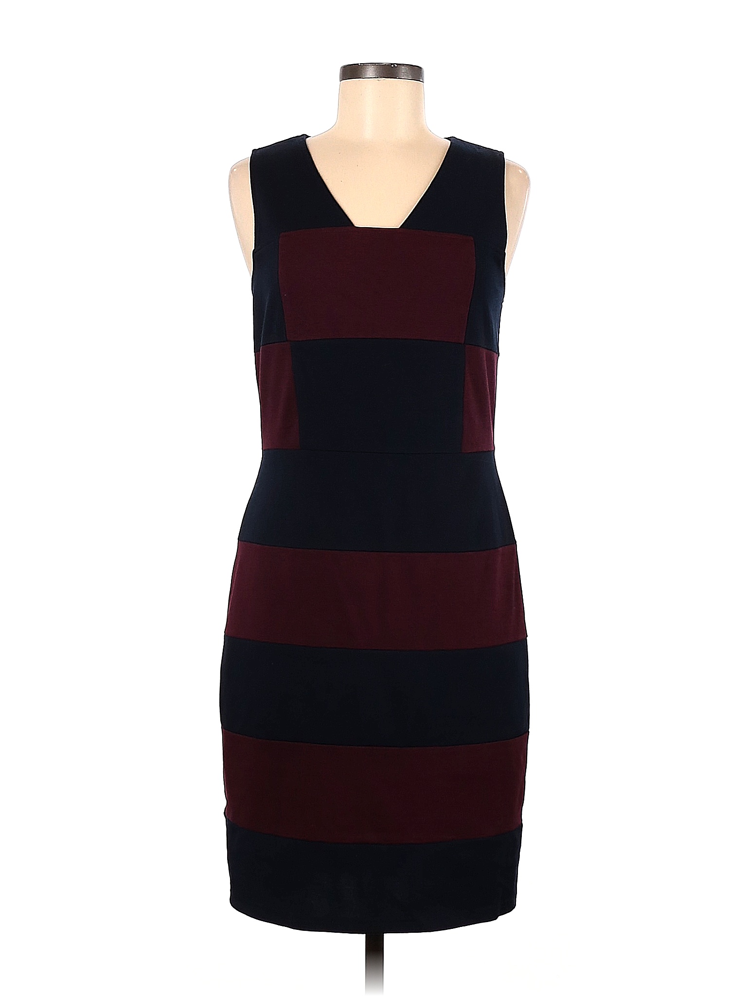 41hawthorn Color Block Stripes Blue Casual Dress Size M 78 Off Thredup