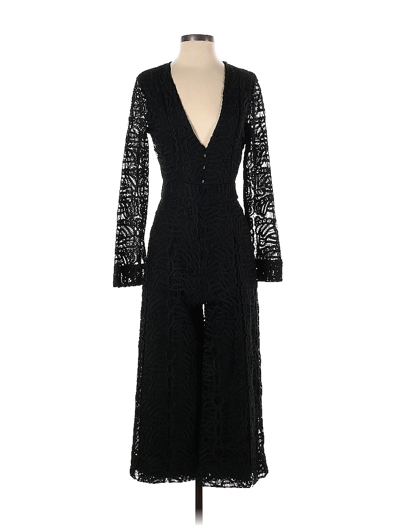 Tularosa 100% Polyester Solid Black Jumpsuit Size S - 75% off | thredUP