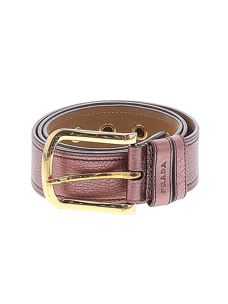 Prada 100% Leather Pink Leather Belt Size S - 63% off | thredUP