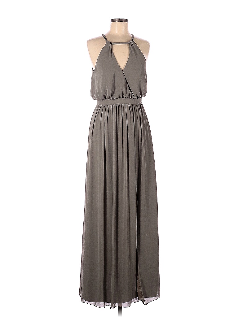 Watters & Watters Solid Tan Cocktail Dress Size 6 - 69% off | thredUP