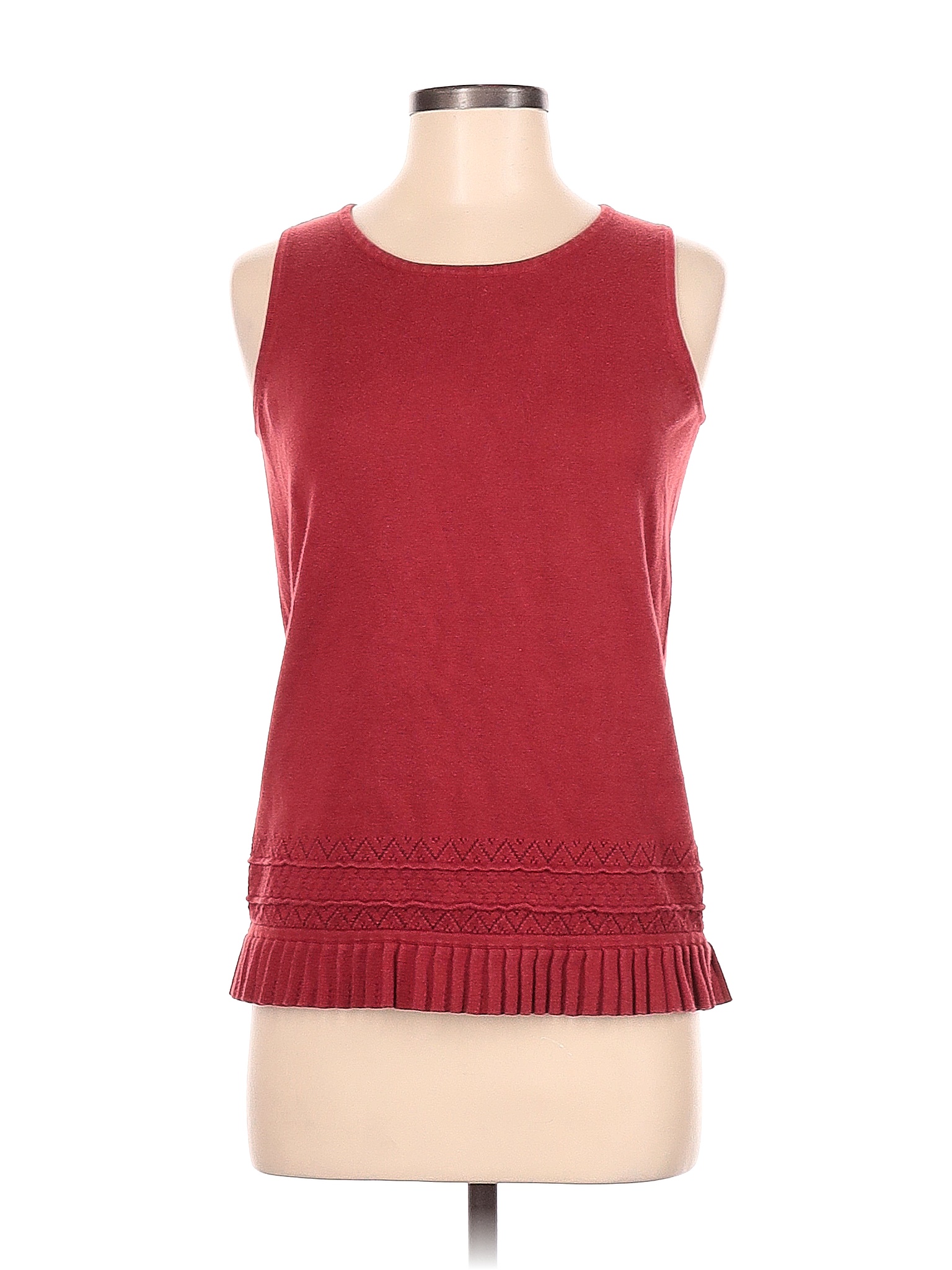 Metrostyle Color Block Solid Red Pullover Sweater Size M - 73% off ...