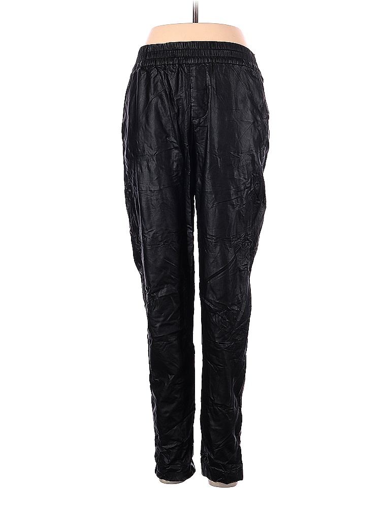 Piper Project 100% Faux Leather Solid Black Faux Leather Pants Size M ...