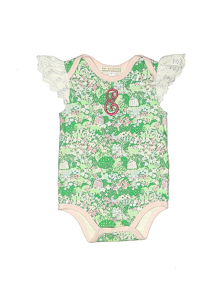 The Beaufort Bonnet Company 100% Cotton Colored Green Short Sleeve ...