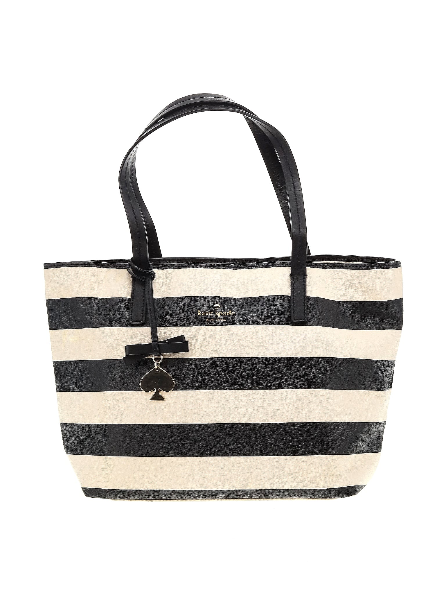 Kate Spade New York 100% Polyvinyl Chloride Stripes Multi Color Black ...