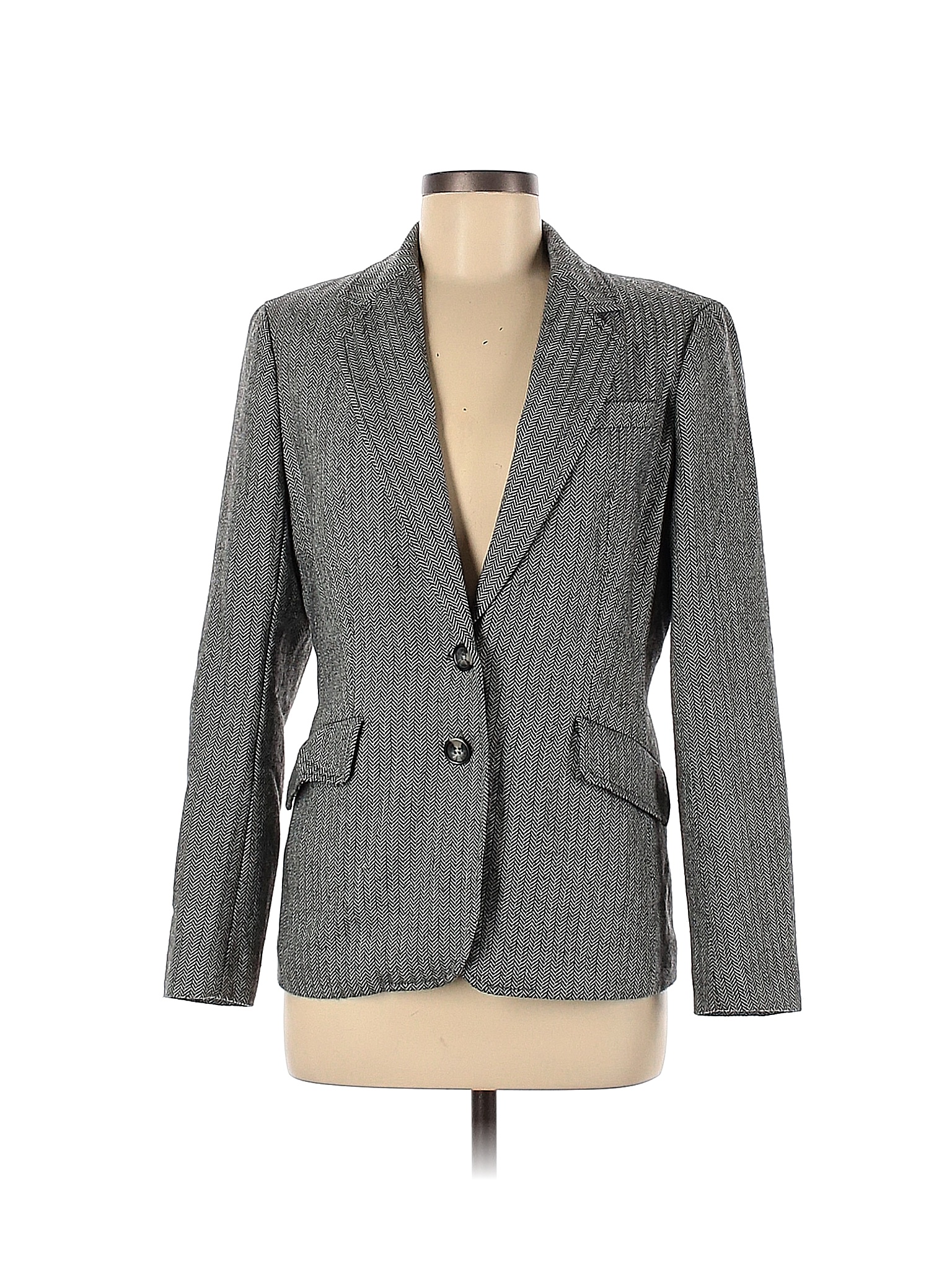 Talbots Outlet Gray Blazer Size 6 - 63% off | thredUP