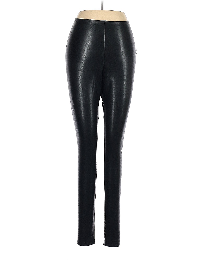 Commando Control Solid Black Faux Leather Pants Size M - 74% off | thredUP