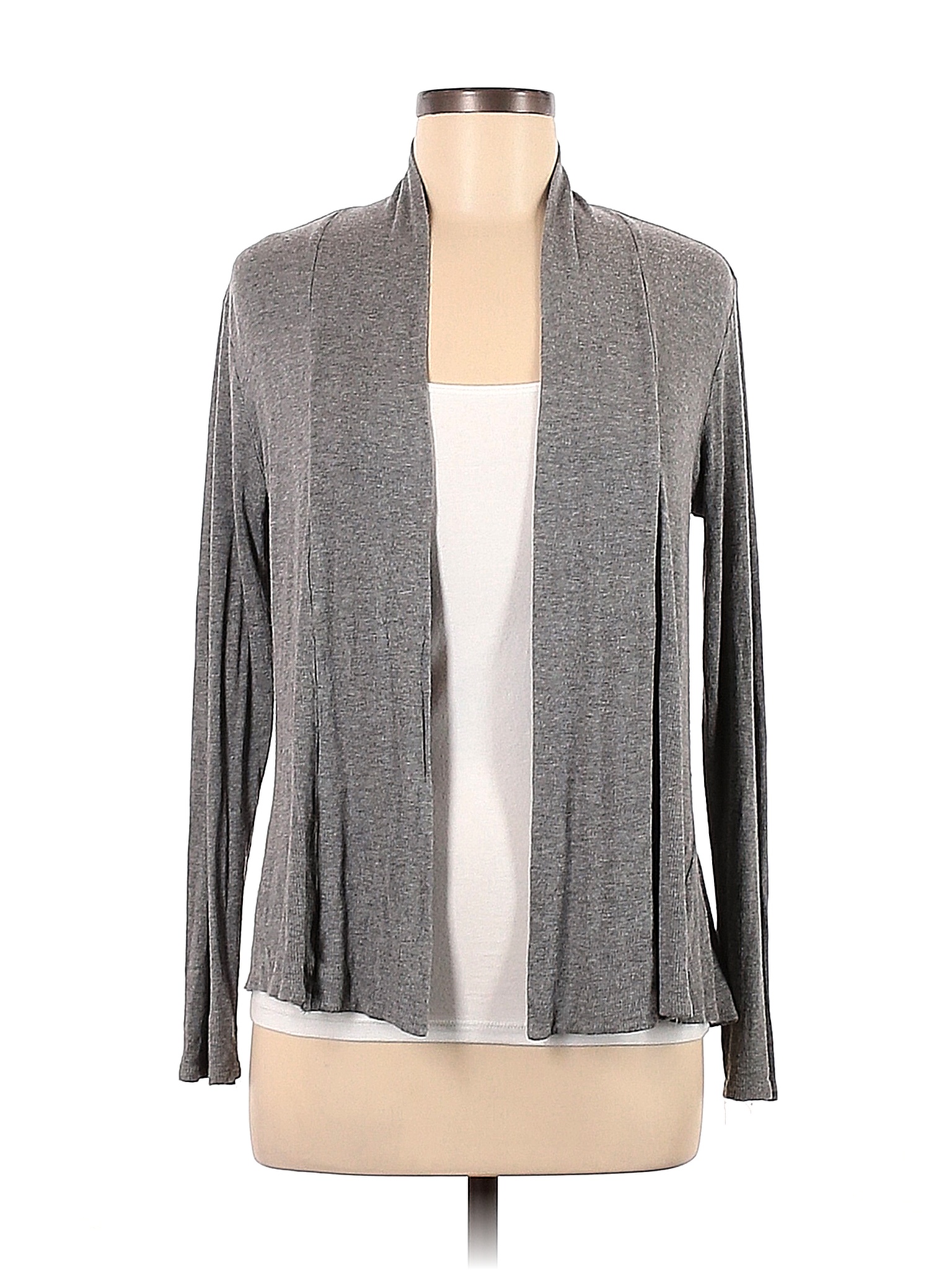 Cable & Gauge Color Block Gray Cardigan Size M - 64% off | thredUP