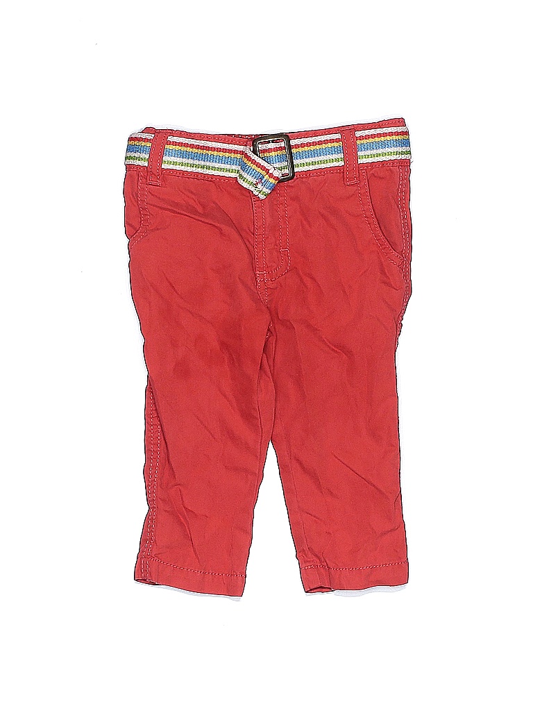 Genuine Kids from Oshkosh Solid Colored Red Casual Pants Size 12 mo ...