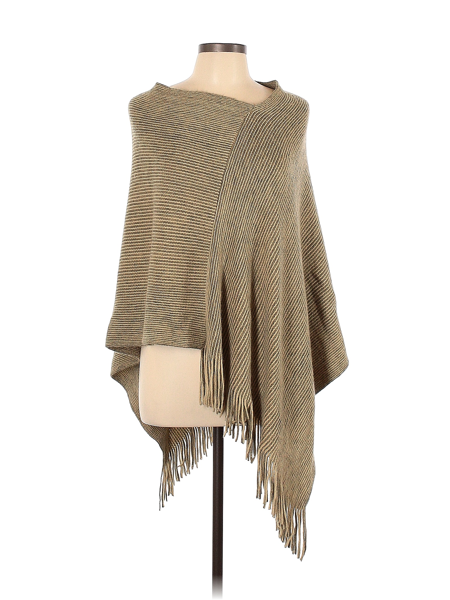Crosstree Lane 100% Acrylic Solid Colored Tan Poncho Size L - 71% off ...