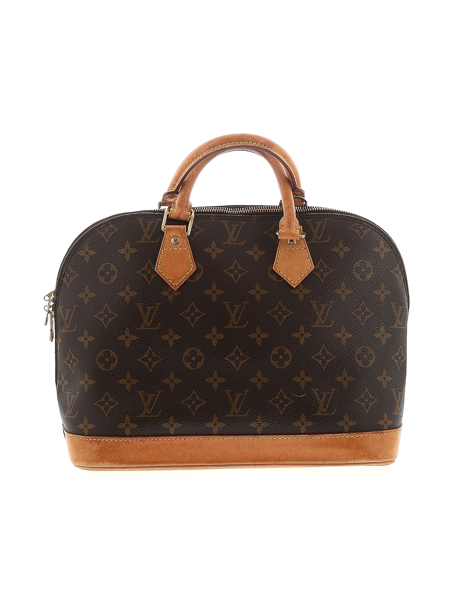 Louis Vuitton 100% Coated Canvas Color Block Black Brown Vintage Alma One Size - 59% off | thredUP