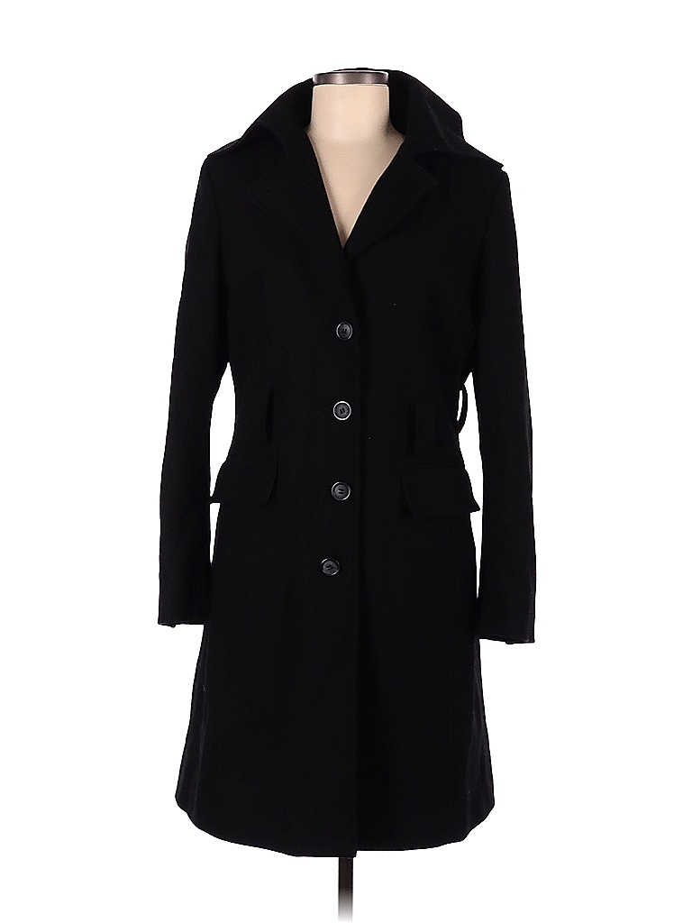 Esprit Solid Black Wool Coat Size M - 73% off | thredUP