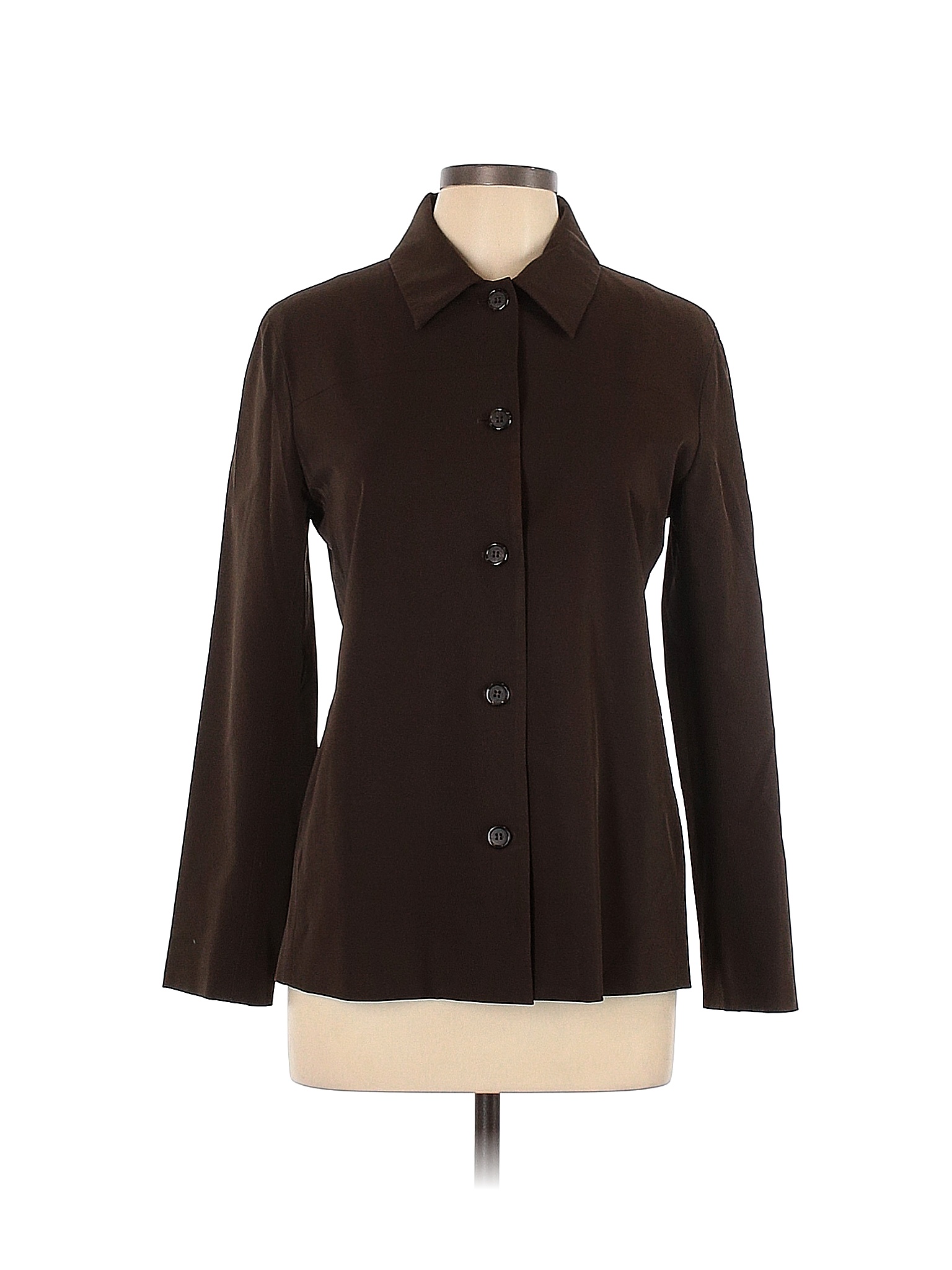 Shin Choi Solid Colored Brown Blazer Size 10 - 95% off | thredUP