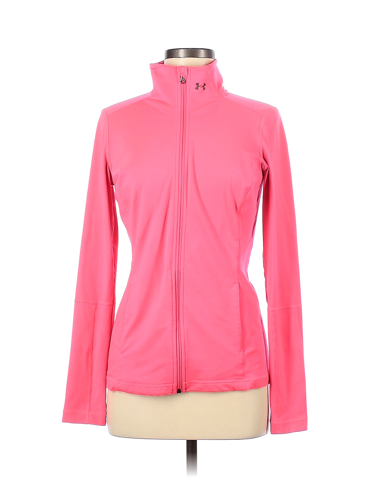 Under Armour 100% Cotton Pink Track Jacket Size M - 55% off | ThredUp