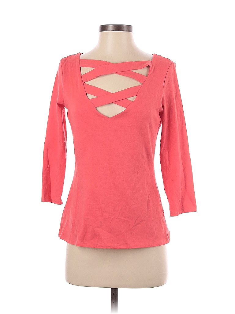 Boston Proper Pink Long Sleeve Top Size S - 71% off | ThredUp
