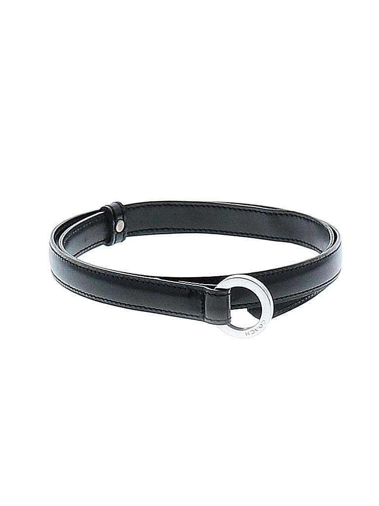 Coach 100% Leather Solid Black Leather Belt Size XXS - XS - 68% off ...