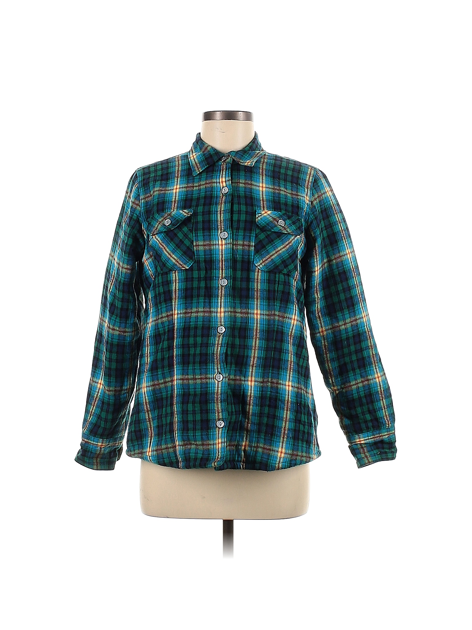 Natural Reflections 100% Cotton Blue Jacket Size M - 80% off | ThredUp