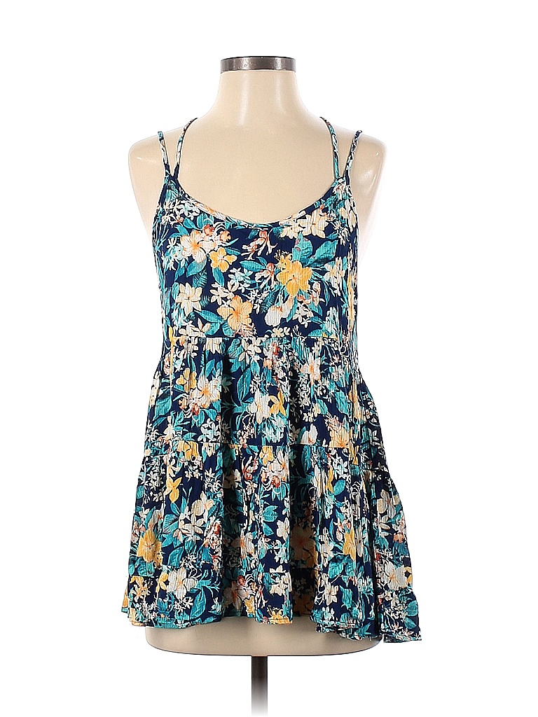 Nine Bird Blue Sleeveless Blouse Size S - 62% off | ThredUp