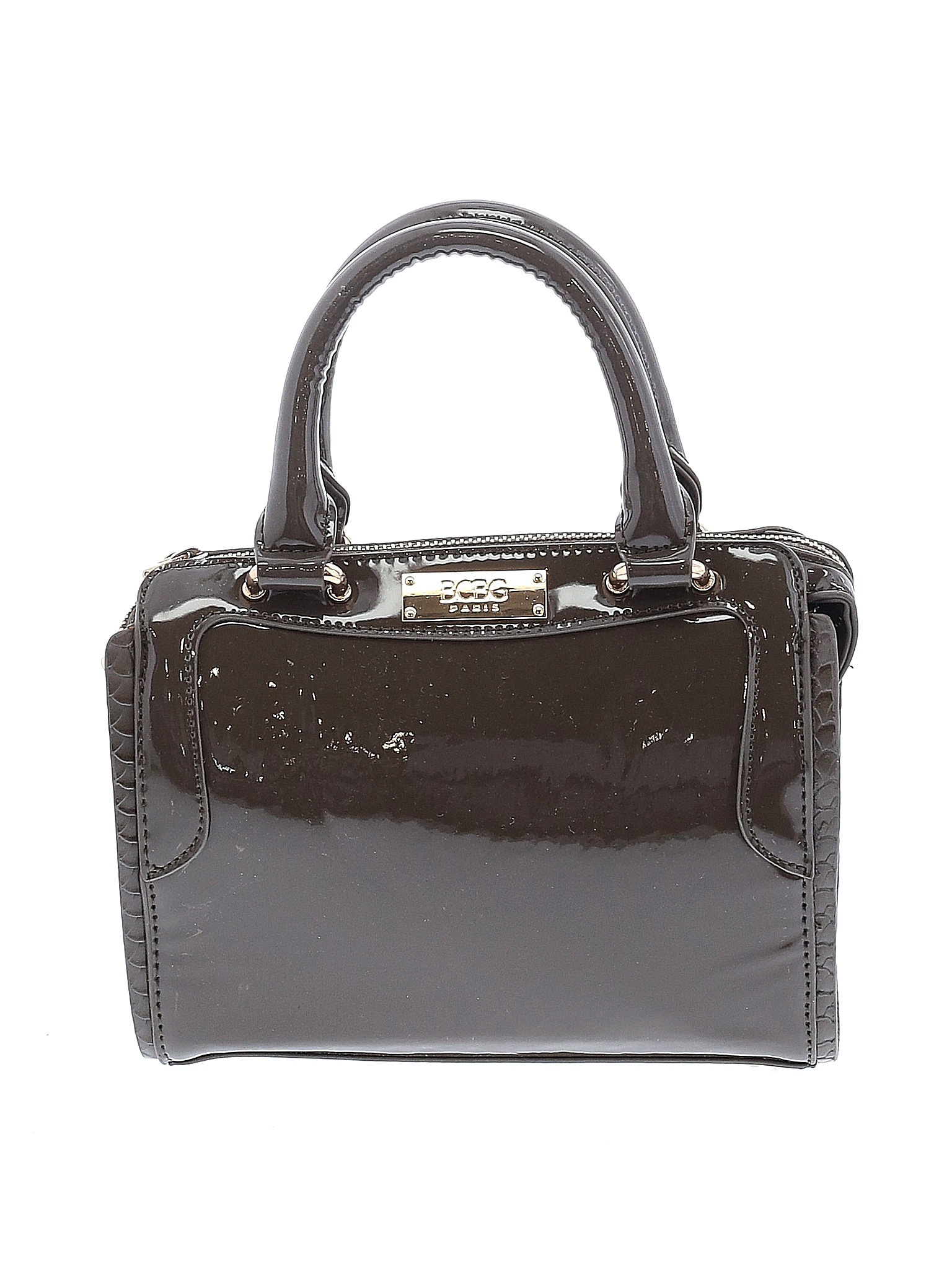 BCBG 100% Polyurethane Solid Brown Satchel One Size - 77% off | thredUP