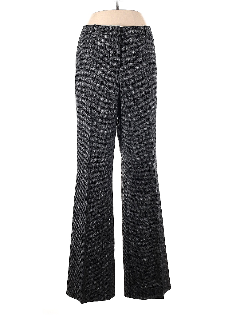 BOSS by HUGO BOSS Animal Print Leopard Print Black Wool Pants Size 14 ...