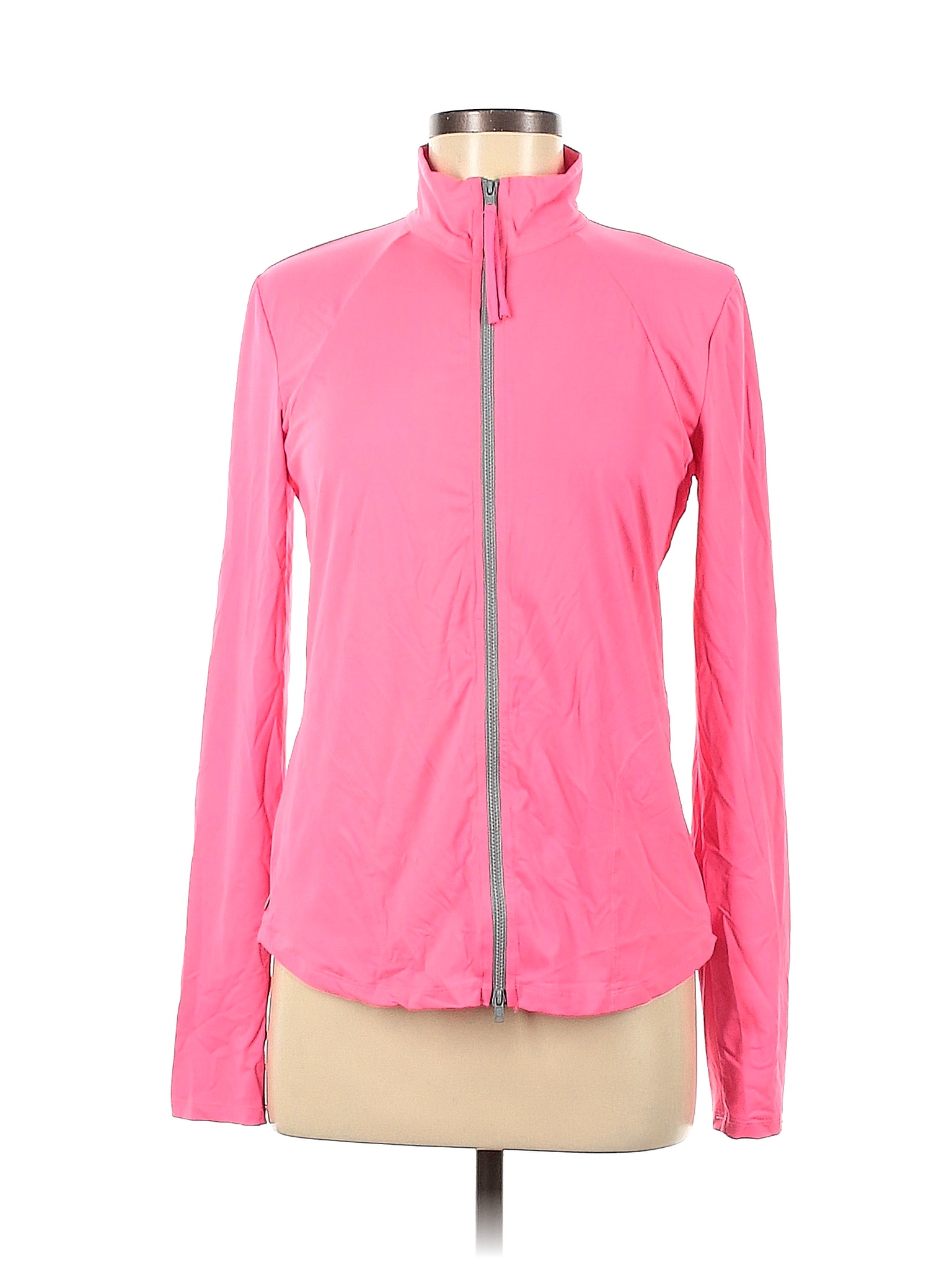 Title Nine Solid Colored Pink Track Jacket Size M - 66% off | thredUP