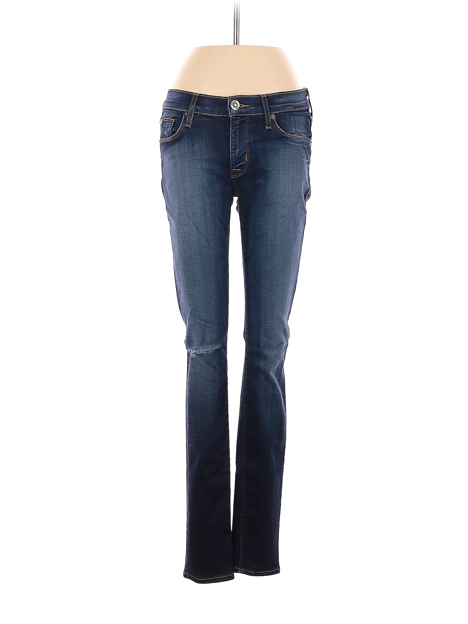 Hudson Jeans Solid Blue Jeans 25 Waist - 92% off | thredUP