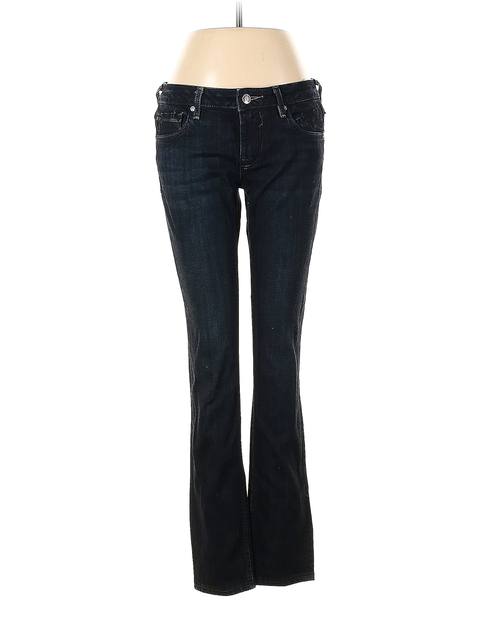 Vigoss Solid Blue Jeans 27 Waist - 78% off | thredUP