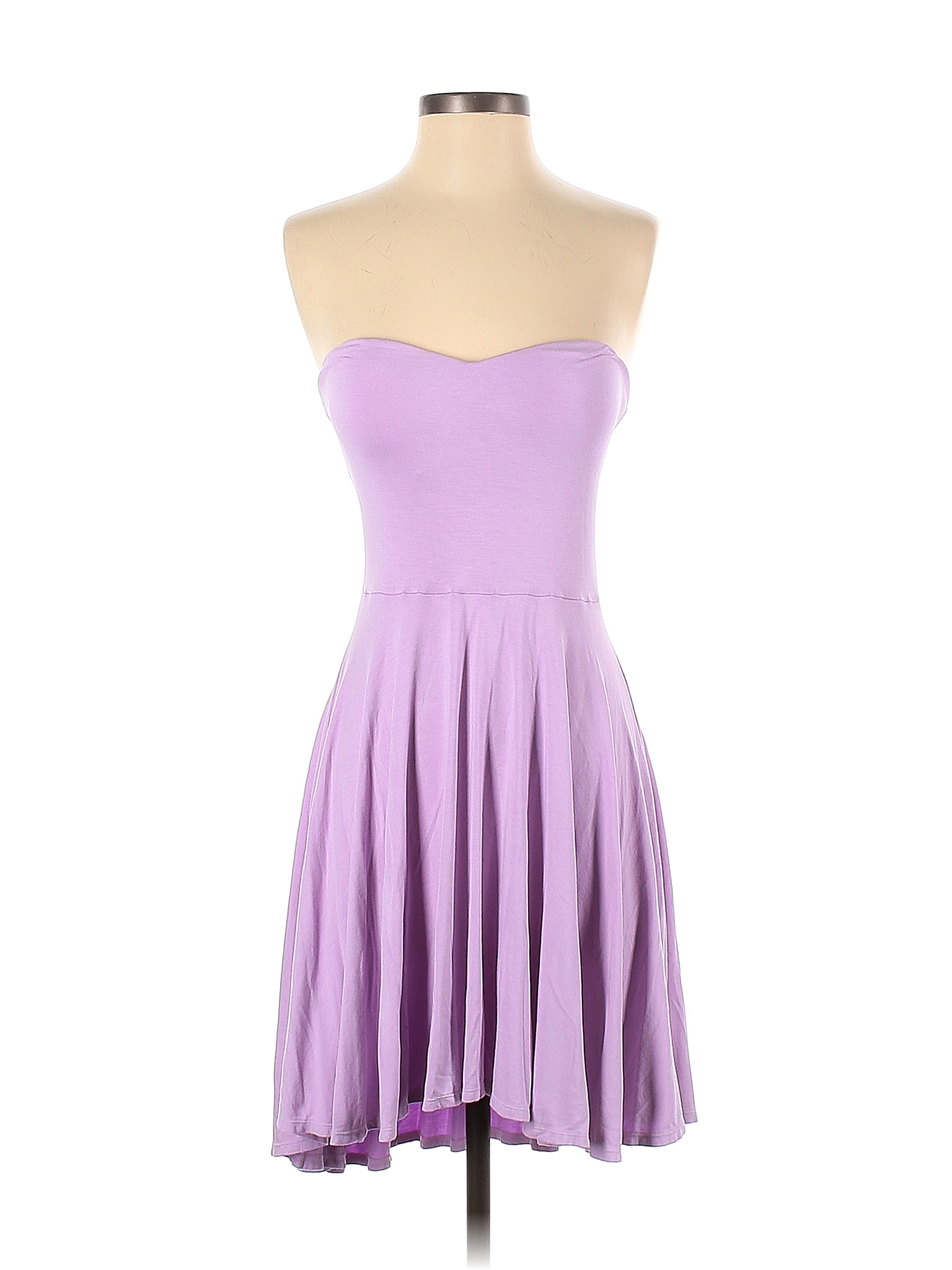 Victorias Secret Solid Lavender Purple Casual Dress Size Xs 32b 67