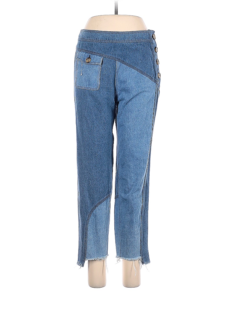 Rejina Pyo 100% Cotton Blue Lucie Trousers Size 14 (UK) - 76% off | thredUP