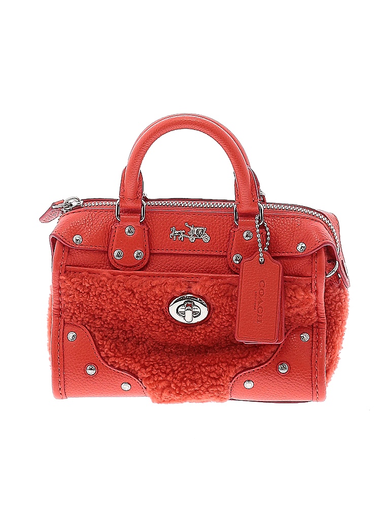 Coach Red Satchel One Size - 73% off | thredUP
