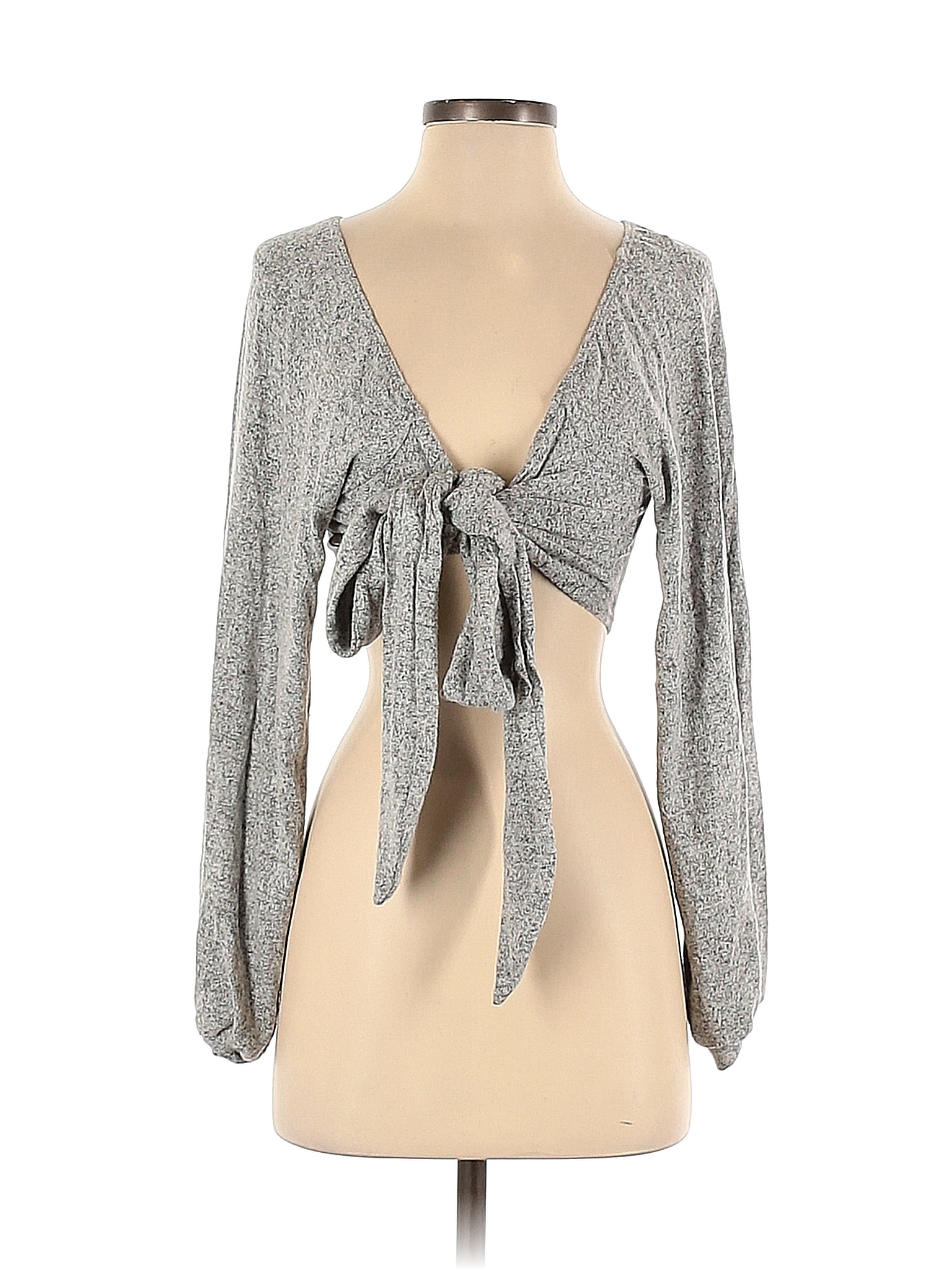 Line 6ix Color Block Gray Shrug Size S - 72% off | thredUP