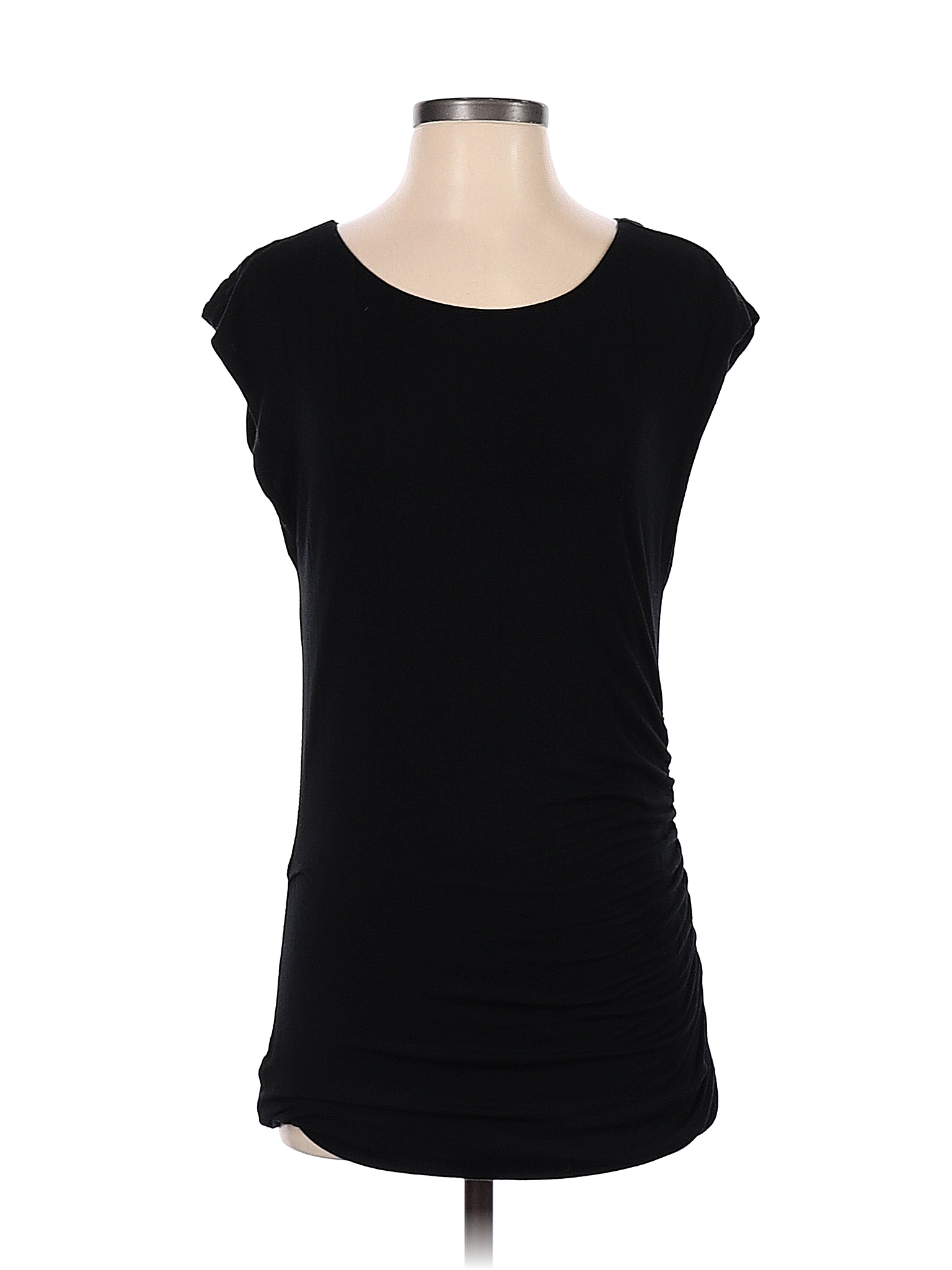 CAbi Solid Black Short Sleeve Top Size S - 84% off | thredUP