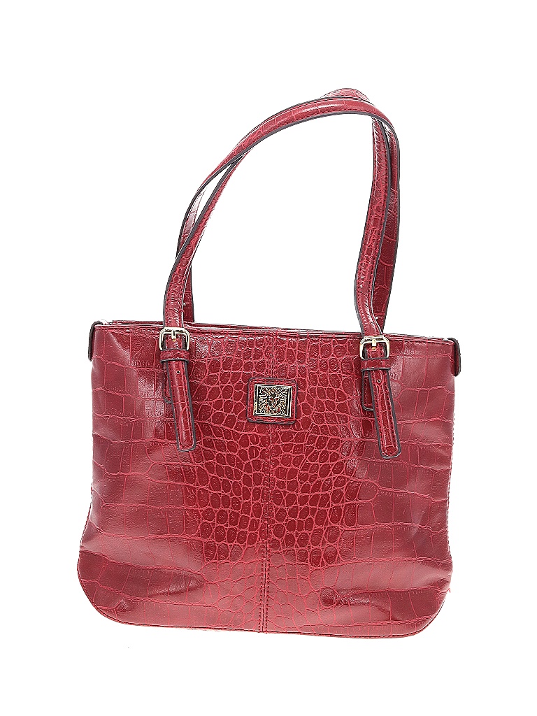 Anne Klein Solid Colored Red Shoulder Bag One Size - 71% off | thredUP
