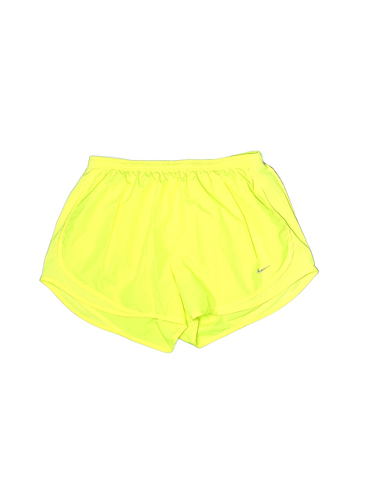 Nike Color Block Solid Colored Yellow Athletic Shorts Size XL - 56% off ...