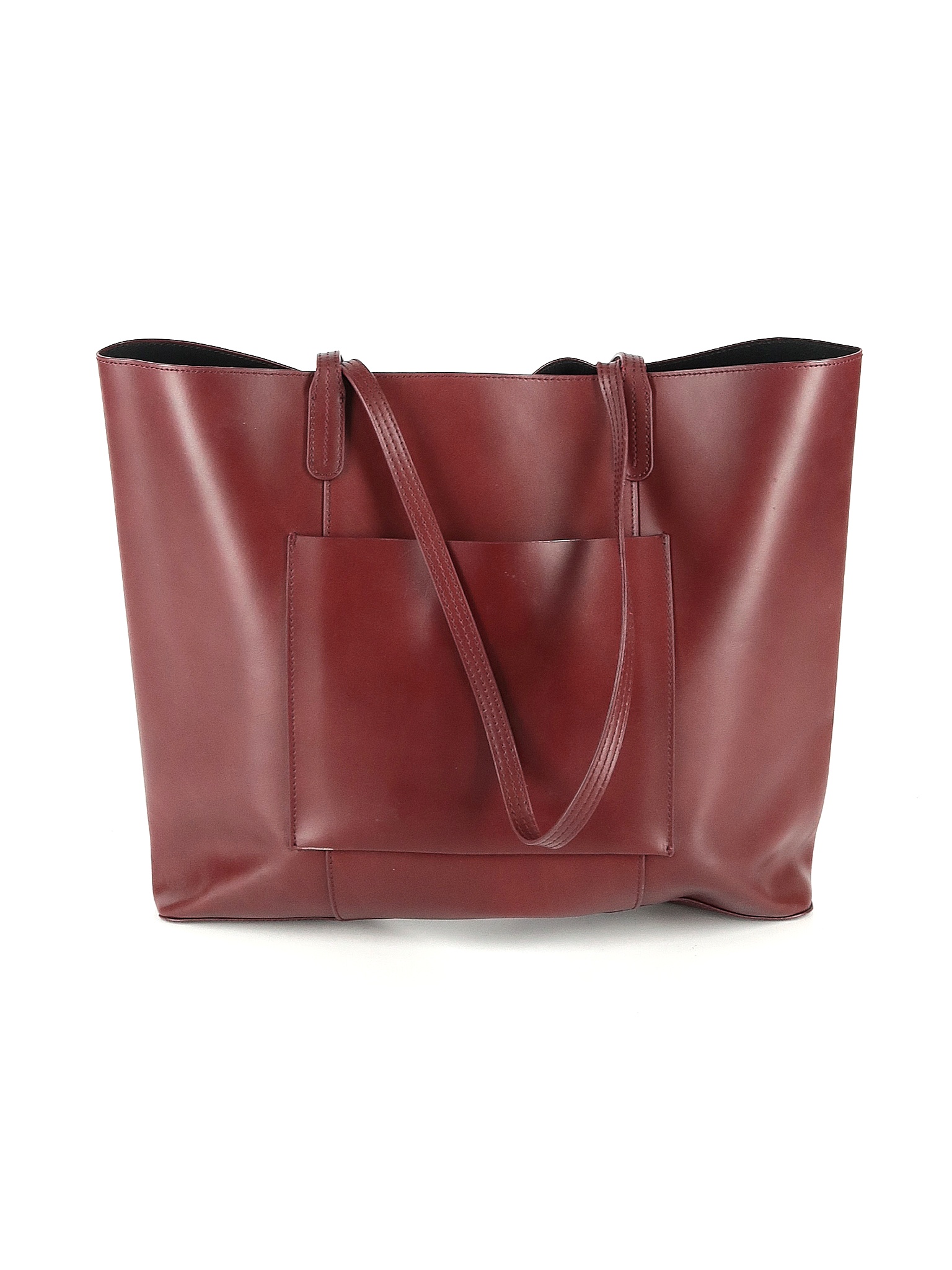 Margot Solid Colored Burgundy Tote One Size - 71% off | thredUP