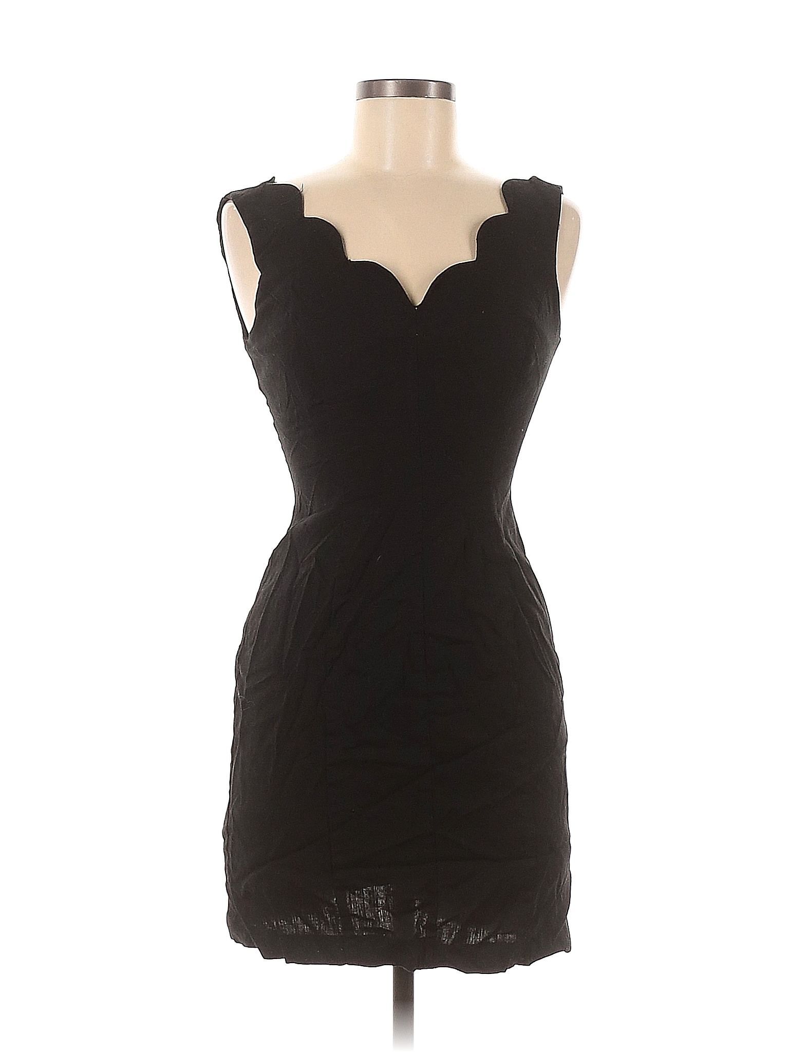 Moda International Solid Black Casual Dress Size 6 - 80% off | ThredUp