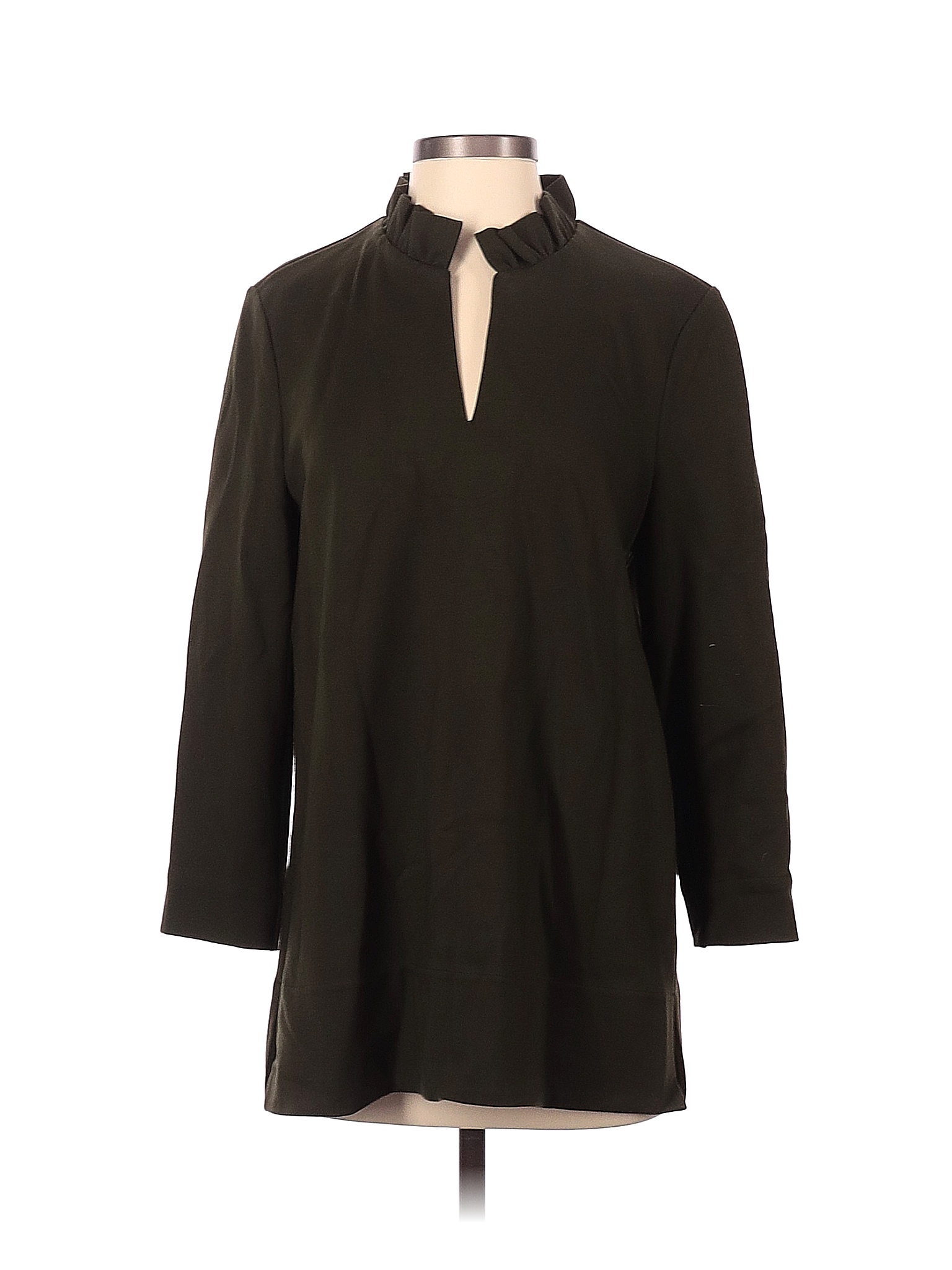 Tuckernuck Solid Green Long Sleeve Blouse Size S - 76% off | thredUP