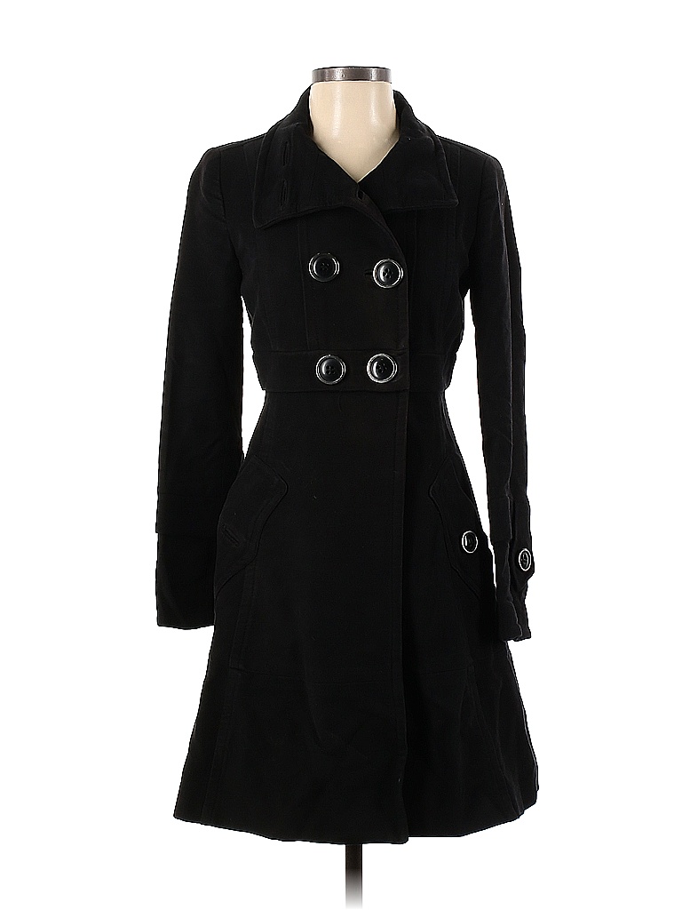 MNG Suit 100% Cotton Solid Black Coat Size XS - 61% off | thredUP