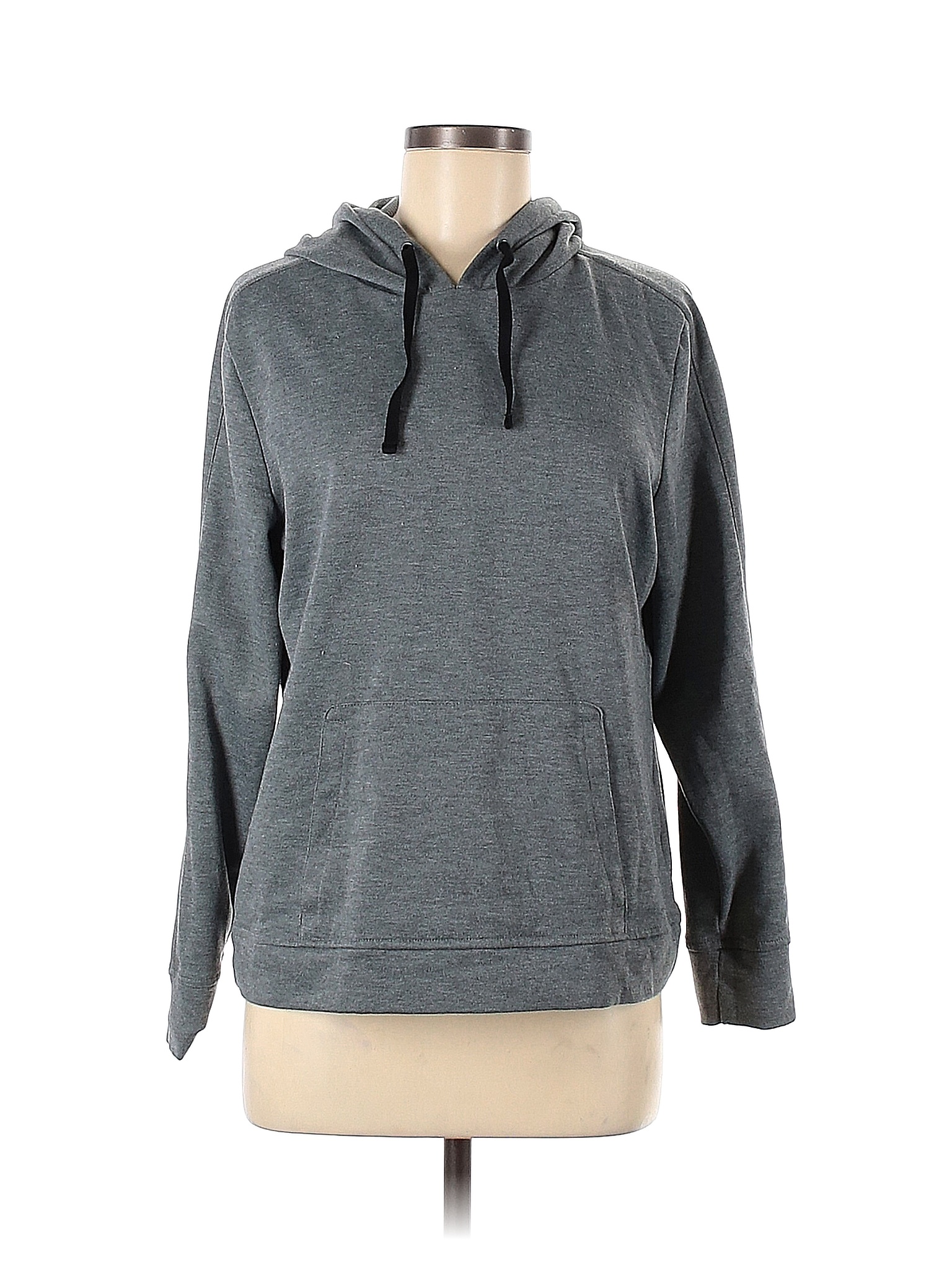Asics 100% Polyester Stripes Gray Pullover Hoodie Size L - 69% off ...
