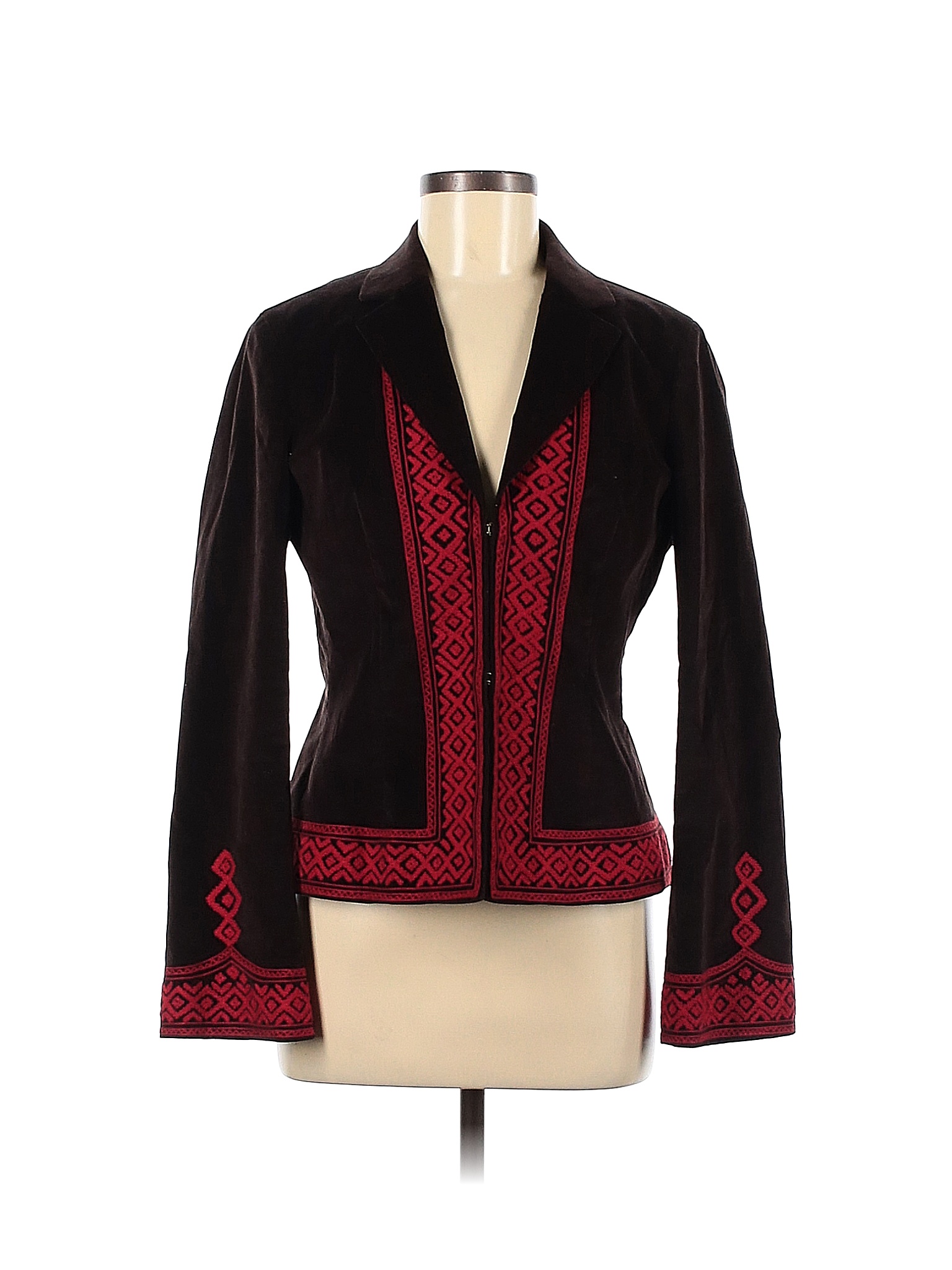 Tory by TRB Solid Brown Blazer Size 6 - 88% off | thredUP