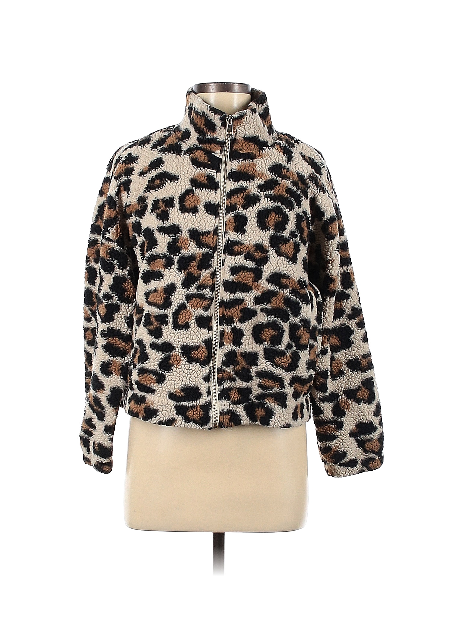 Love + Joy by FCT 100% Polyester Animal Print Leopard Print Ivory ...