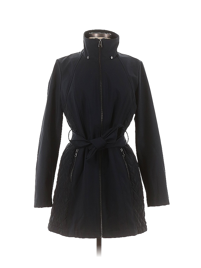 Sebby Collection 100% Polyester Solid Black Blue Jacket Size M - 72% ...