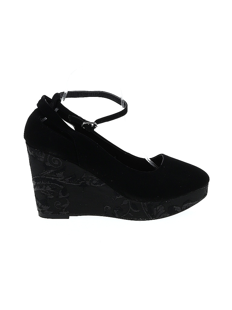 REPORT Solid Black Wedges Size 11 - 67% off | thredUP