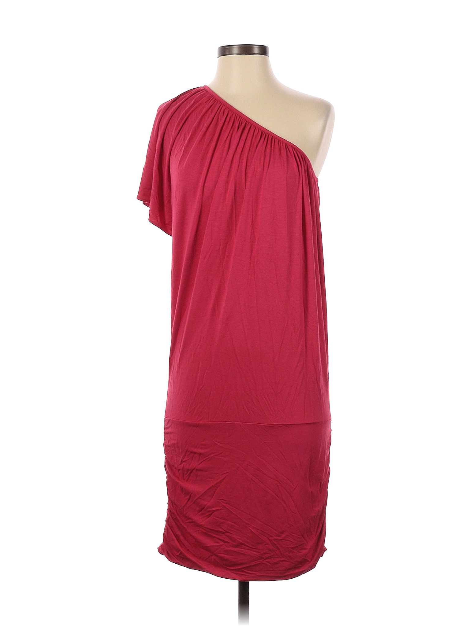 Moda International Solid Colored Red Casual Dress Size S - 76% off ...