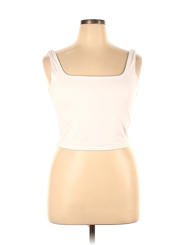 Gap White Tank Top Size XL - 57% off | thredUP