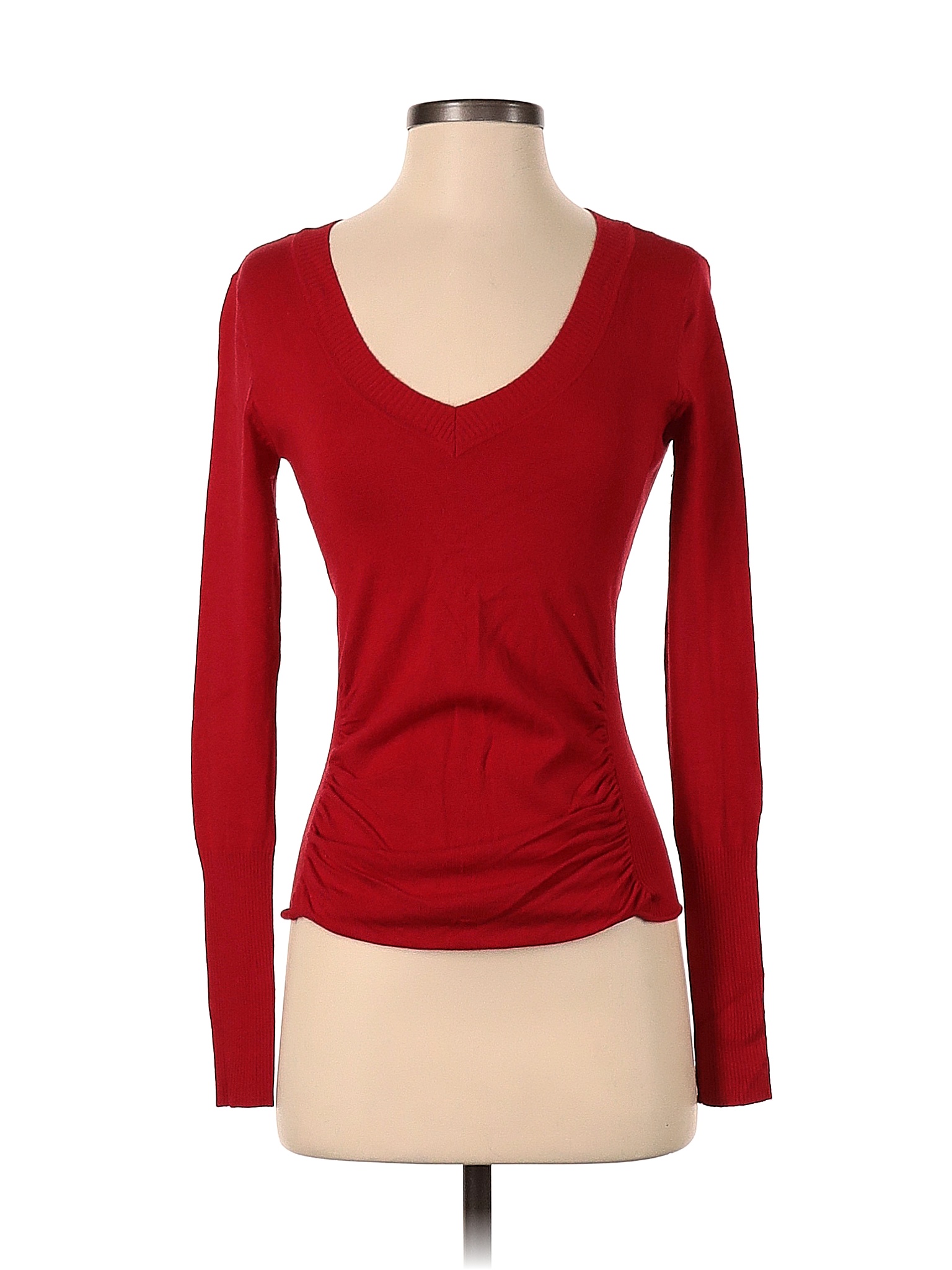 Takeout Color Block Solid Red Pullover Sweater Size Xs 68 Off Thredup