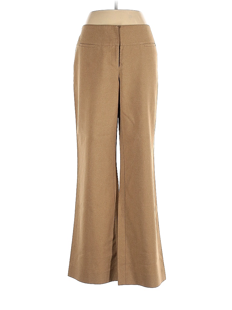 Assorted Brands 100% Polyester Colored Tan Dress Pants Size 6 - 71% off ...