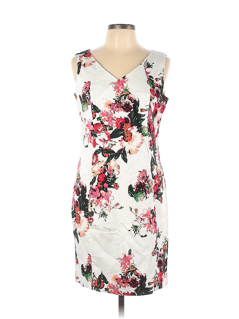 Creation L Floral White Ivory Casual Dress Size 6 - 77% off | thredUP