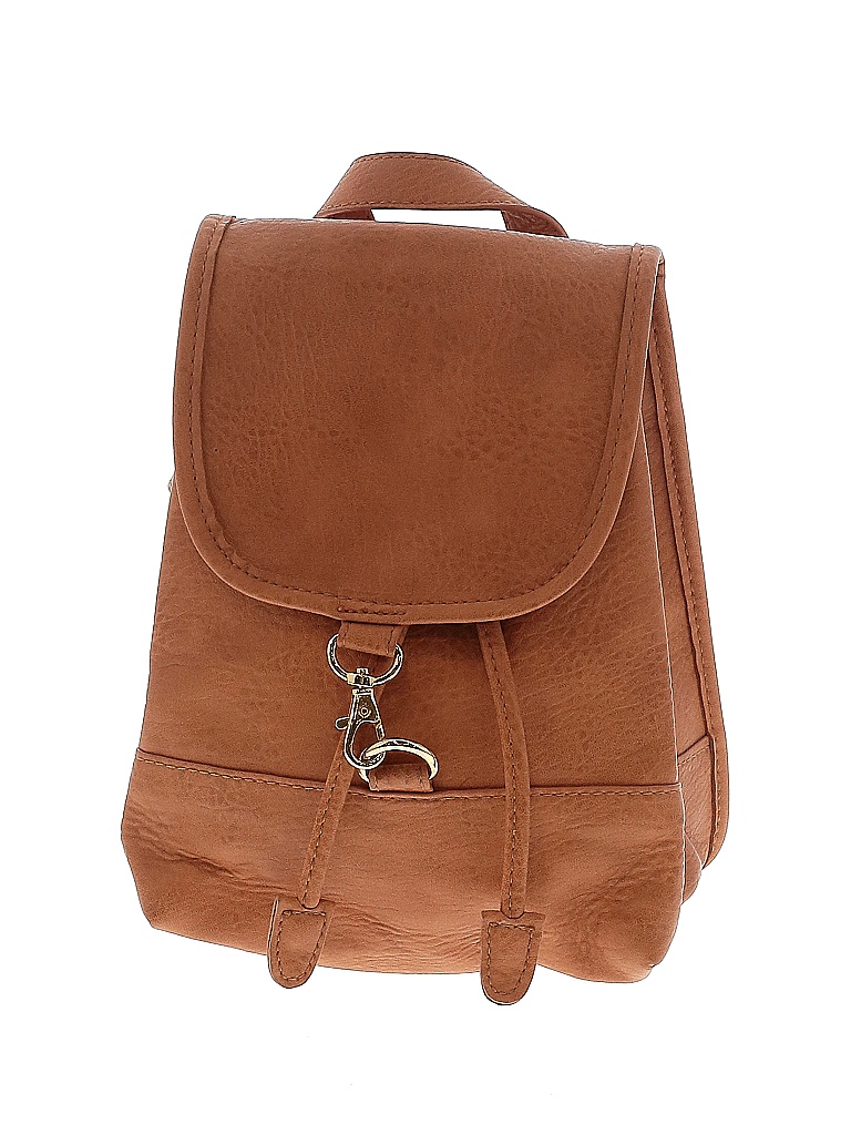 Free People Solid Colored Tan Backpack One Size - 64% off | thredUP