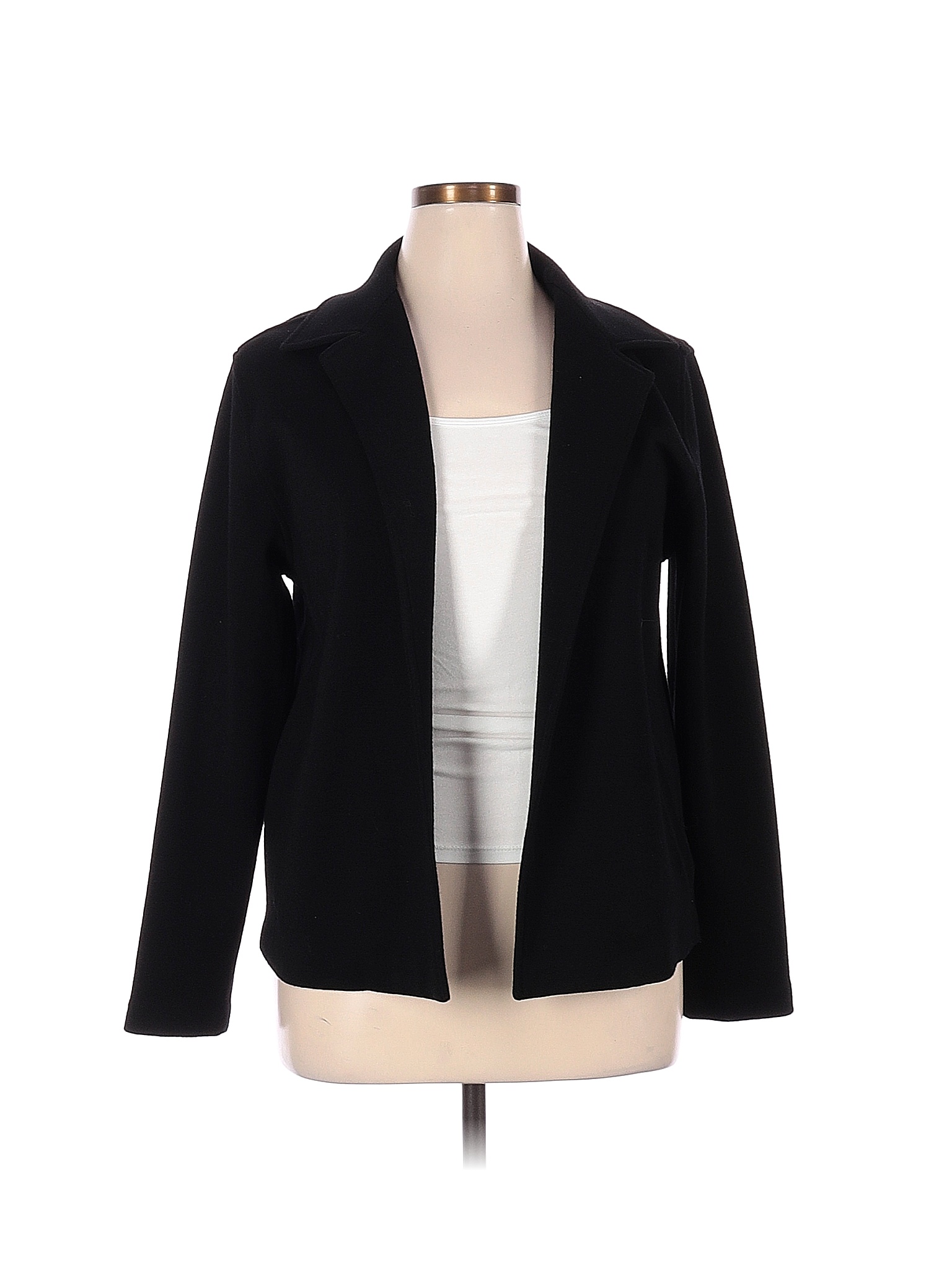 Emanuel Ungaro Liberte 100% Wool Solid Black Jacket Size 14 - 81% off ...
